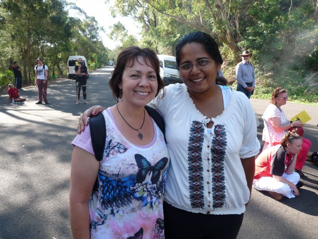 Karen Maber, Sheena Kitchener at Appin Massacre Memorial | A History of ...