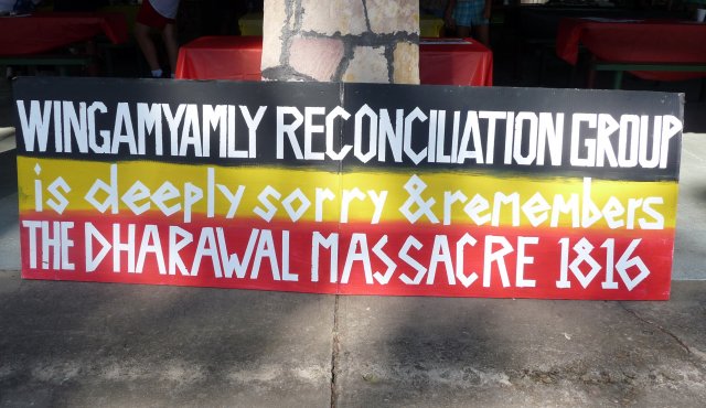 Appin Massacre Memorial sign | A History of Aboriginal Sydney