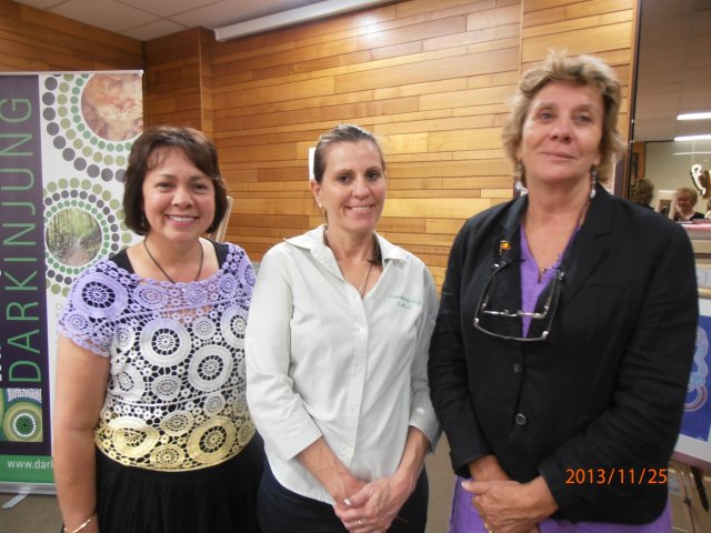 Karen Maber, Sharon Hodgetts & Julie Janson at Darkinjung LALC, Wyong ...