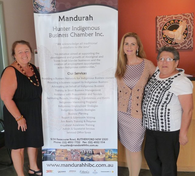 Liz McEntyre, Debbie Barwick and Joy Reid at Mandurah Hunter Indigenous ...