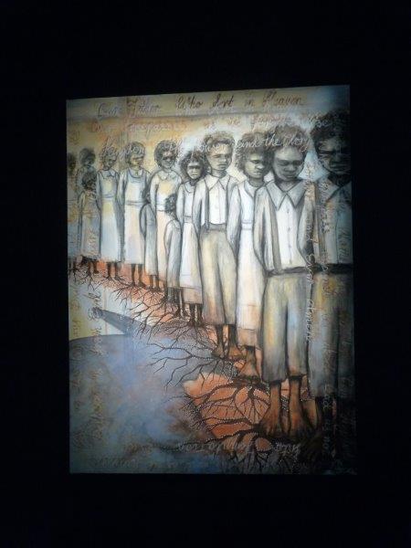 Artwork by Leanne Tobin, Darug Artist, The Native Institute Exhibition ...