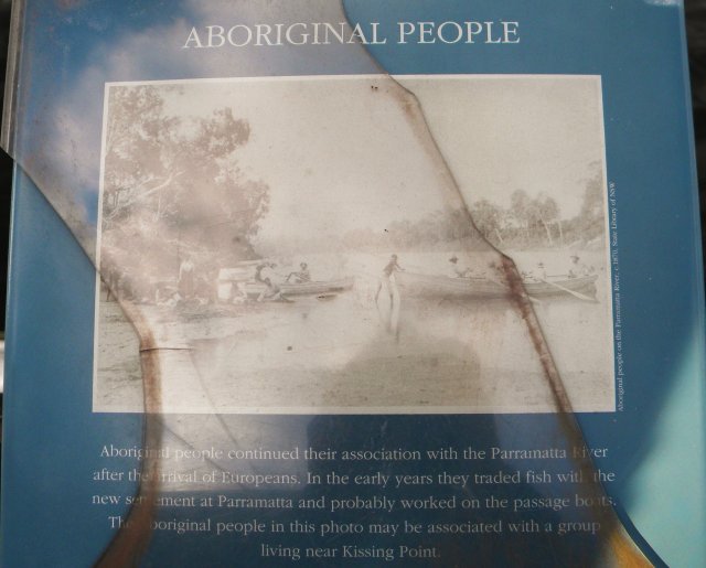 Tourist sign at Parramatta | A History of Aboriginal Sydney