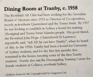 Tranby story | A History of Aboriginal Sydney