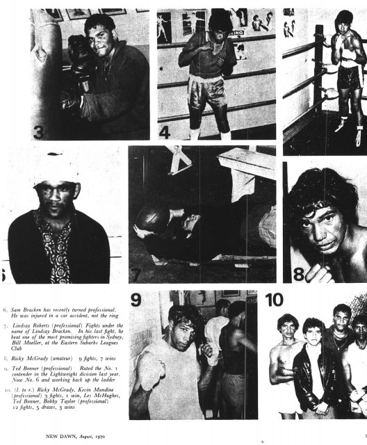 Boxers, Dawn Magazine | A History of Aboriginal Sydney