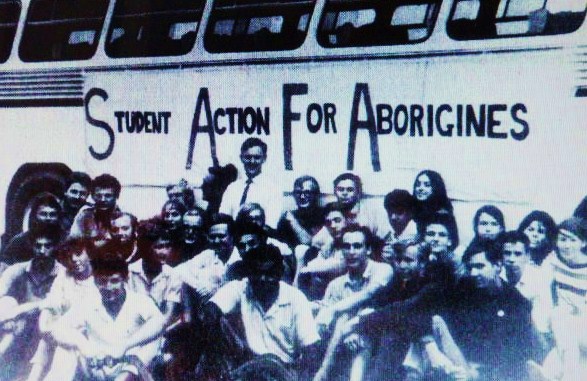 Freedom Ride, bus leaving Sydney | A History of Aboriginal Sydney