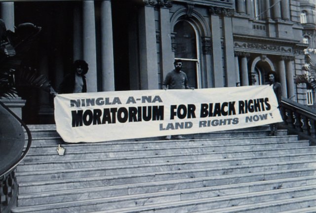 Black Rights sign | A History of Aboriginal Sydney