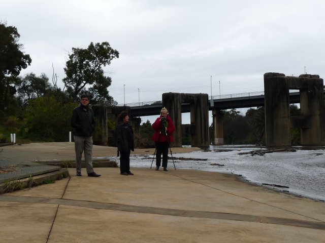 Janny Ely, Peter Read & Jill Barnes filming at Liverpool Weir | A ...