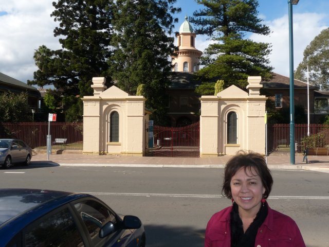 Karen Maber, descendant of George Gilbert revisits site of 1843 Phelps ...