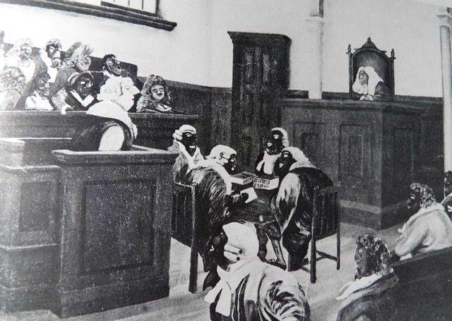 Gordon Syron's famous painting Judgement by His Peers | A History of ...