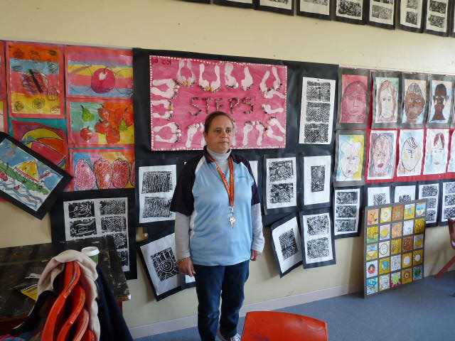 Teacher, Sharon Simms at La Perouse school | A History of Aboriginal Sydney