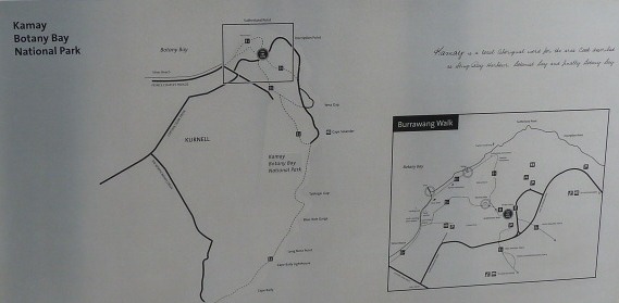 Map at Kamay Botany Bay Park | A History of Aboriginal Sydney