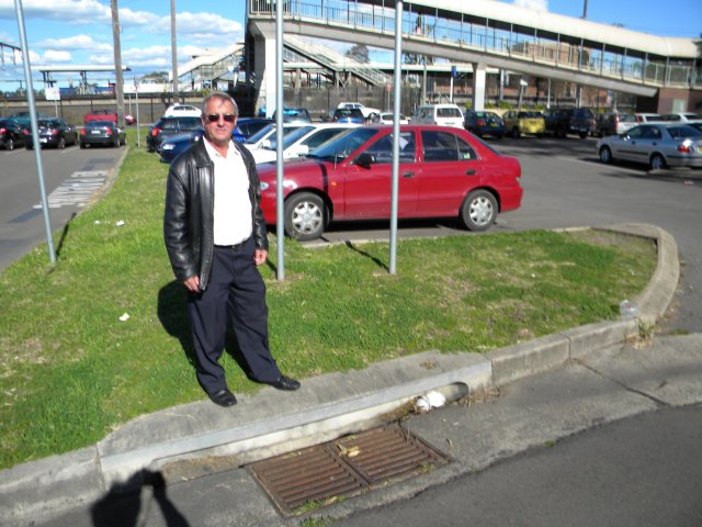 Gordon Morton standing near what was once the boundary of the Rooty ...