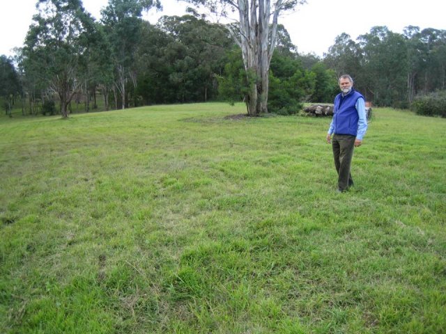 Gordon Briscoe at the site of the dormitory, Mulgoa Aboriginal ...